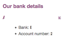 BACS Account Details' Account Name not in a list · Issue #24636 ...