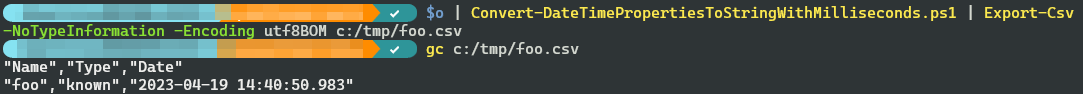 Export-CSV should include milliseconds for DateTime data · Issue #19536 · PowerShell/PowerShell ...