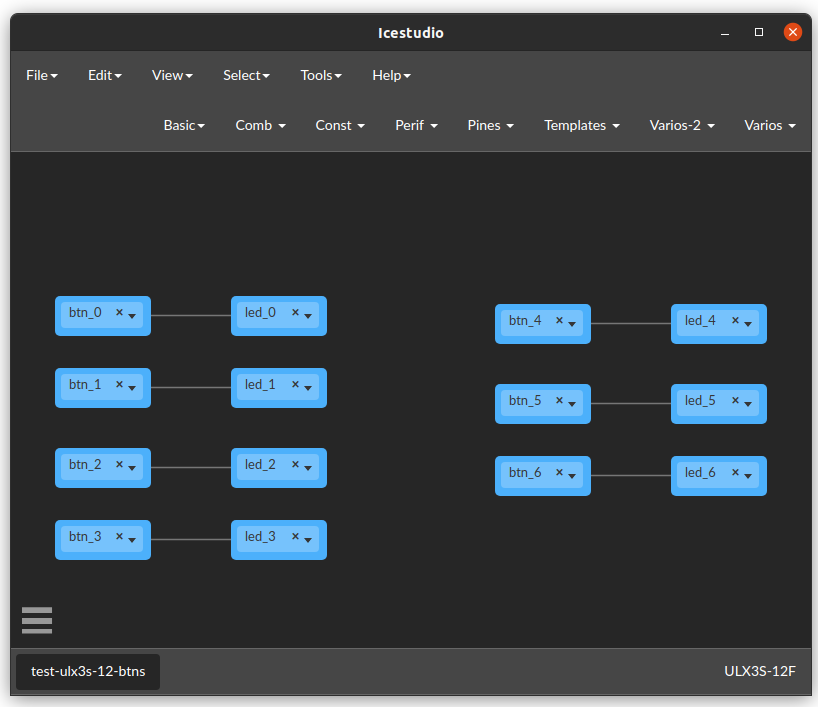 ULX3S buttons · Issue #440 · FPGAwars/icestudio · GitHub