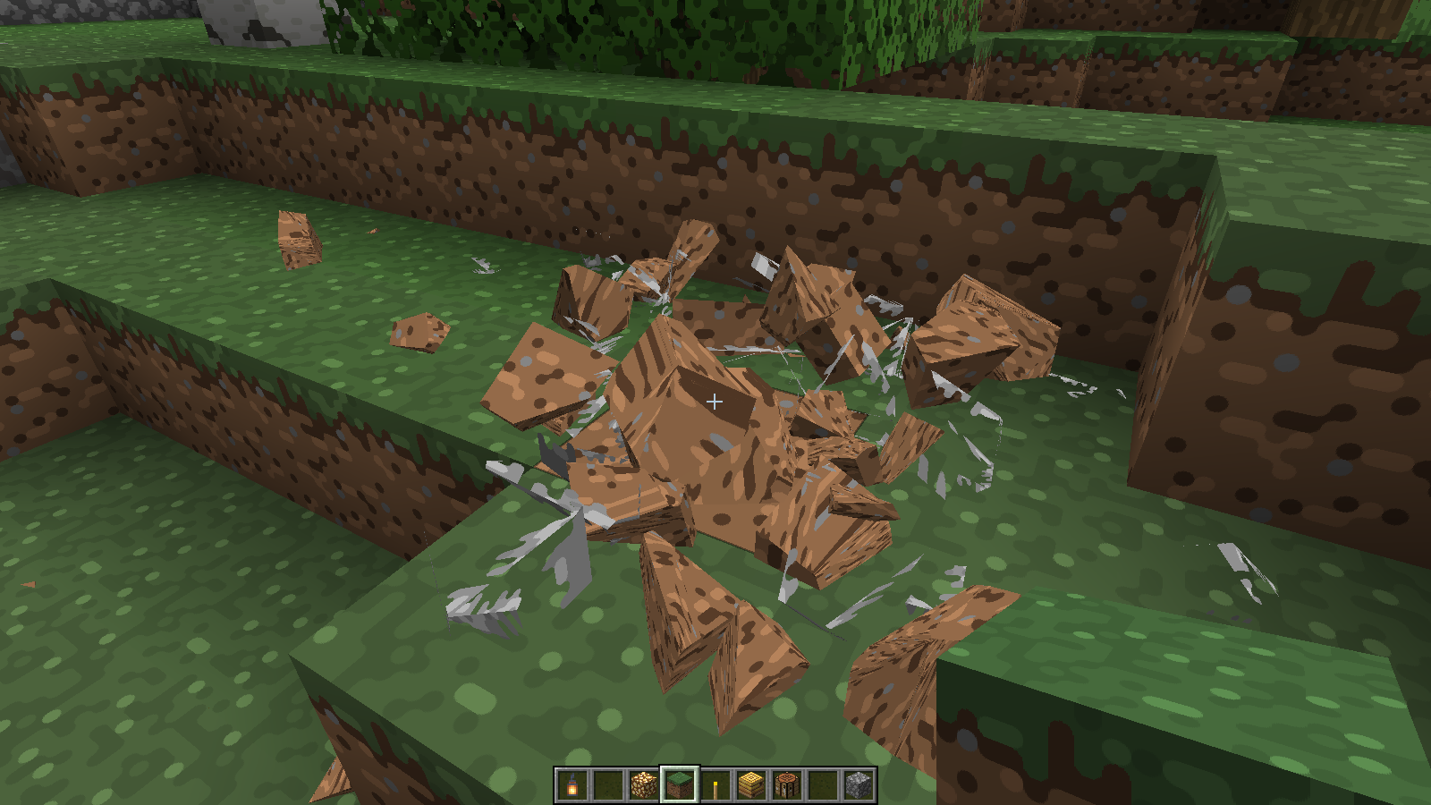 Bug description [the problem of grass block particles in high-resolution textures.] · Issue #611 ...