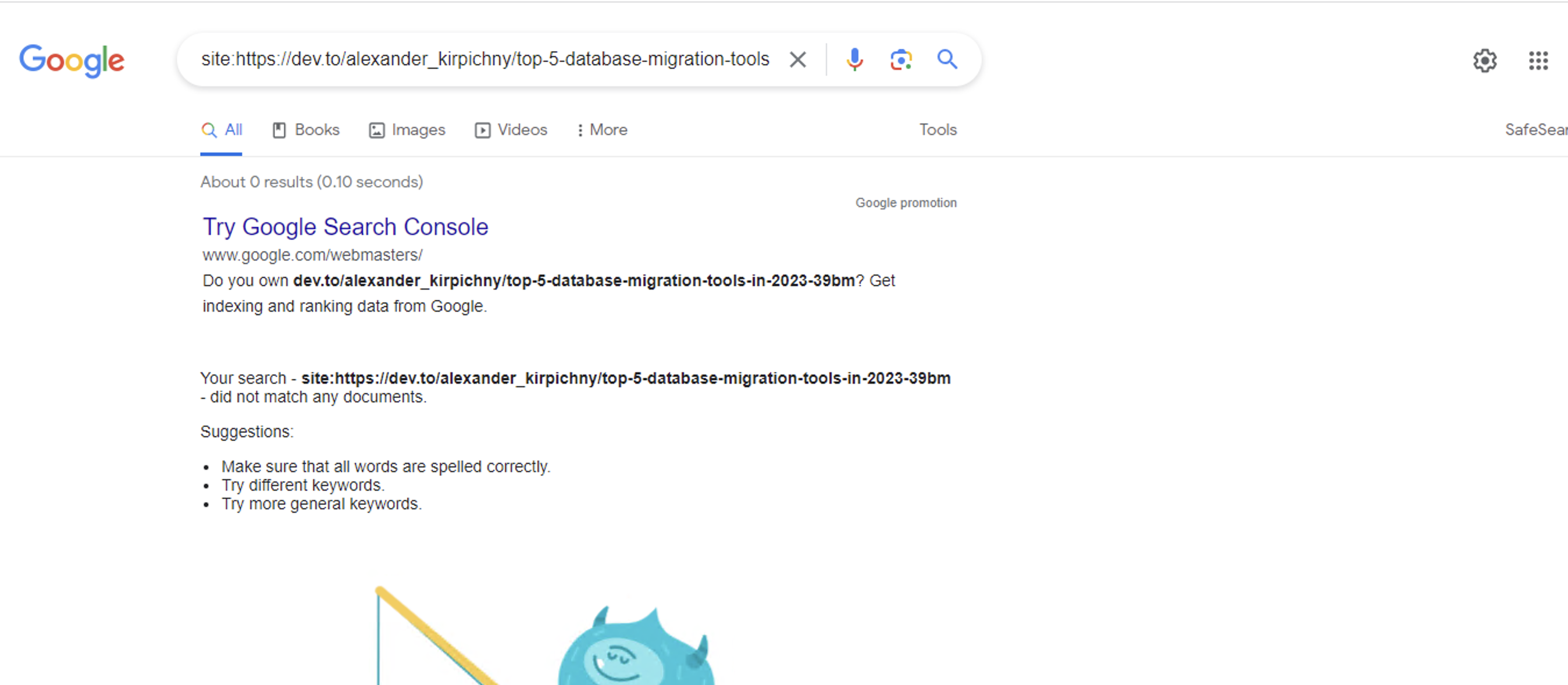 Indexing Trouble · Issue 20321 · Forem Forem · Github