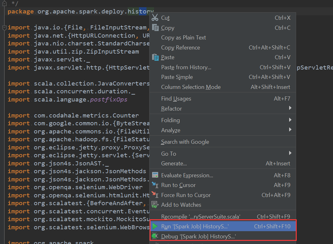 Intellij Spark The Test Source File Identified As A Spark Job Unexpected In Intellij · Issue