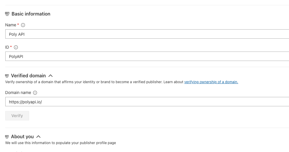 Cannot verify publisher when putting in the domain · Issue #714 · microsoft/vsmarketplace · GitHub