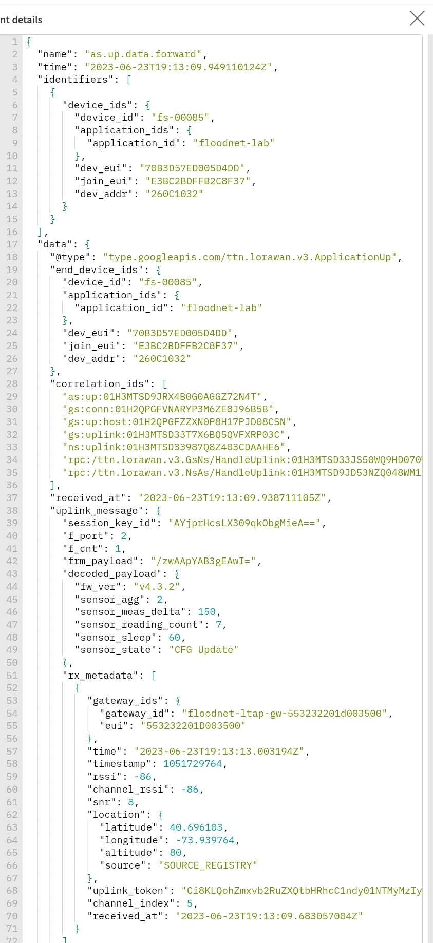 Gateway - 303 Vernon · Issue #65 · floodnet-nyc/flood-sensor · GitHub