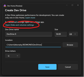 Missing telemetry when user clicks on Configure DevDrive from DevHome app · Issue #1155 ...