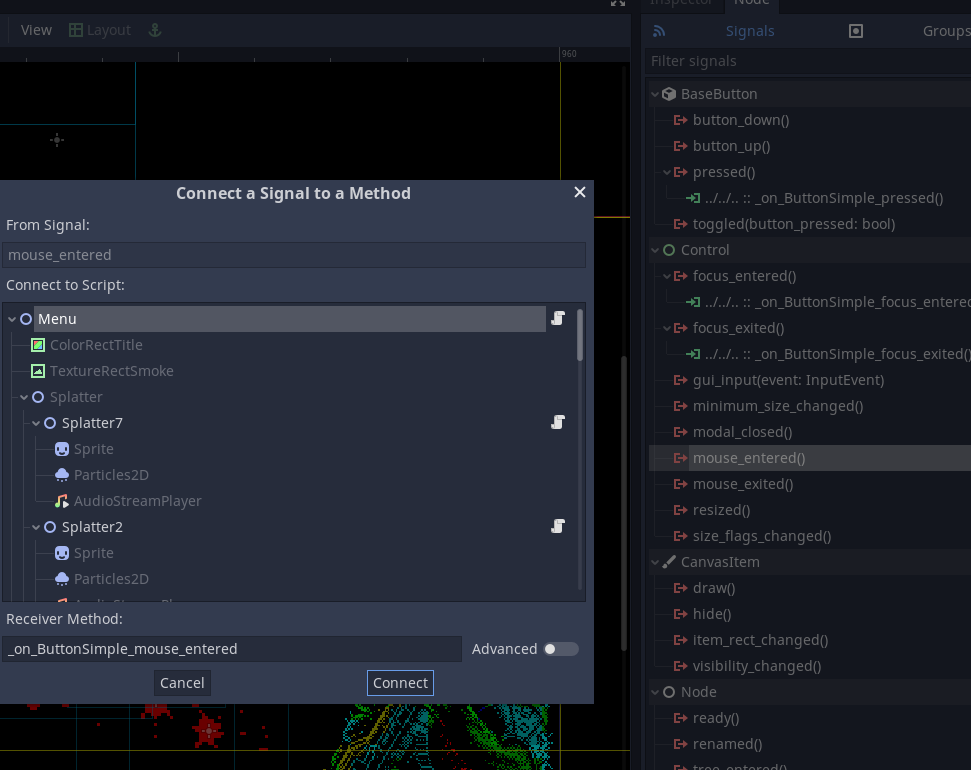 Adding a signal in the gui blanks the node pane · Issue #53595 ...