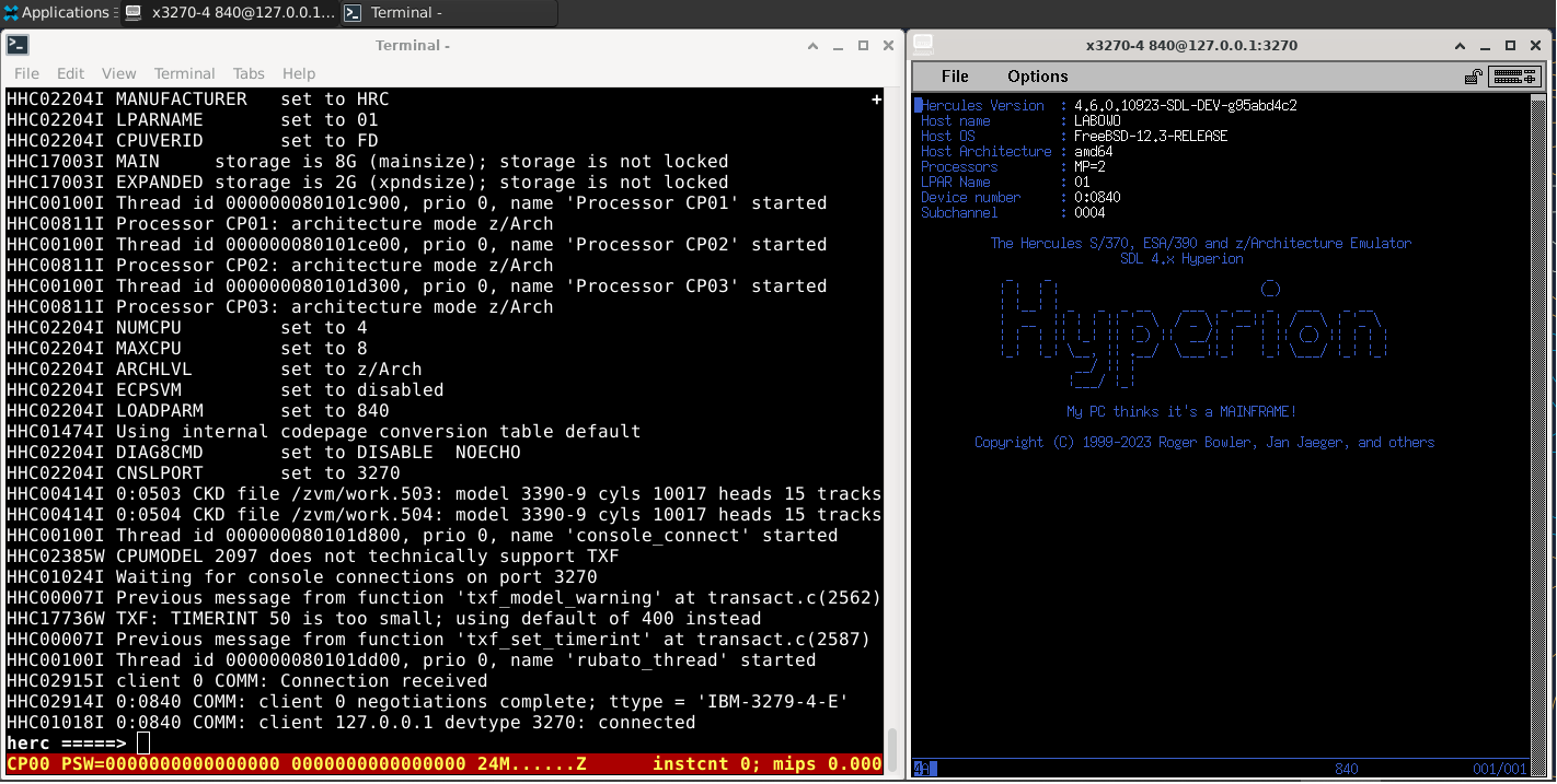 I'm getting devtype 3270 not recognized · Issue #552 · SDL-Hercules-390/hyperion · GitHub