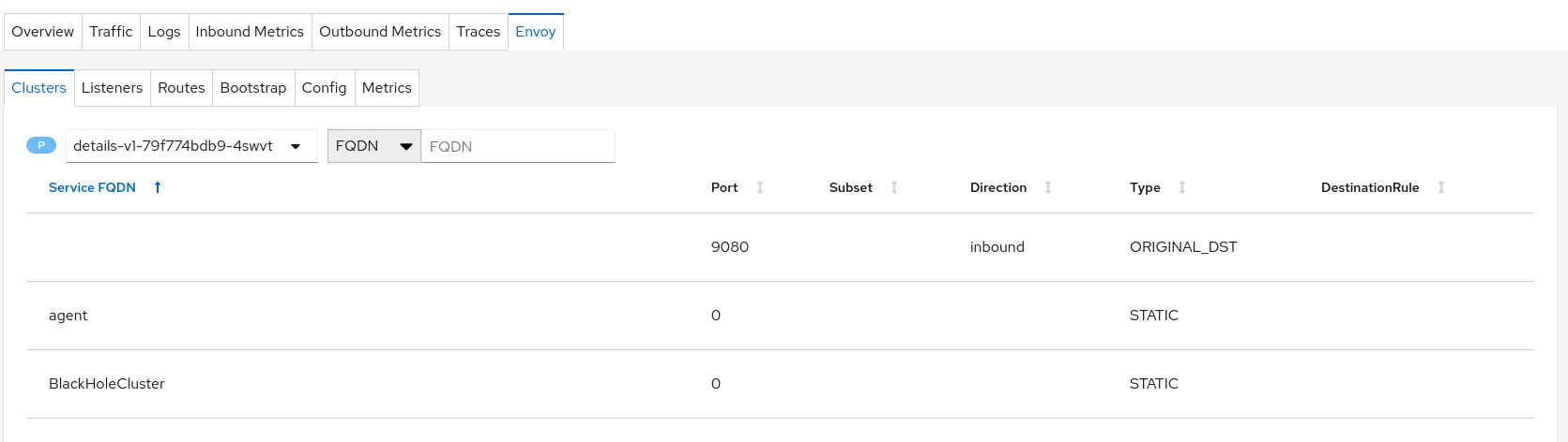 Display runtime dashboards as sub tabs grouped by a runtimes tab ...