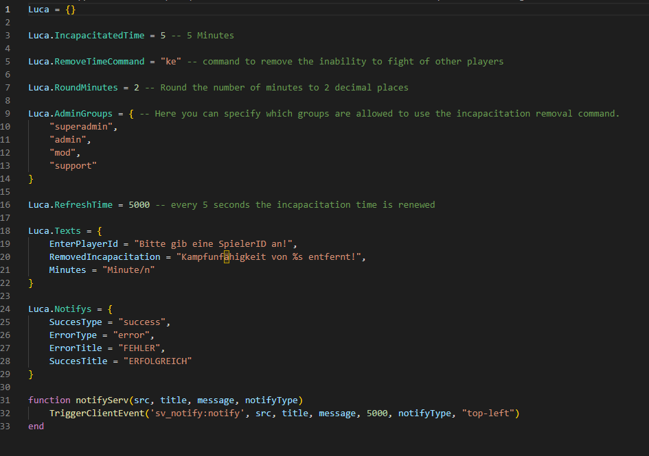 GitHub - LucaFiveM/luca_incapacitated: FiveM Kampfunfähigkeits Script mit Simpler NUI und Großer ...