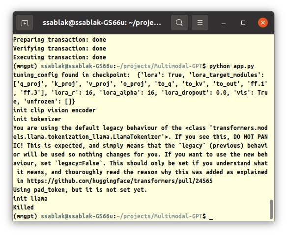 init llama · Issue #34 · open-mmlab/Multimodal-GPT · GitHub