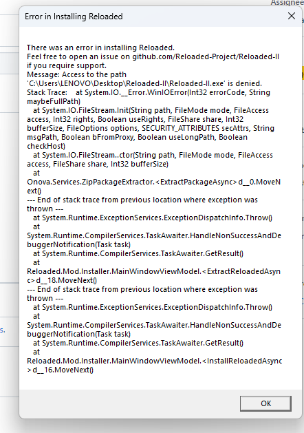 I cant install Reloaded 2 · Issue #204 · Reloaded-Project/Reloaded-II · GitHub
