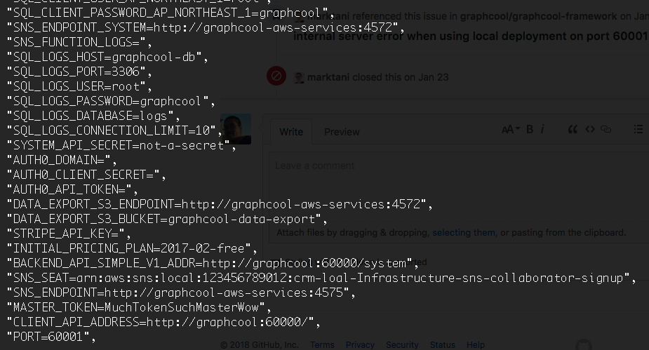 internal server error when using local deployment on port 60001 · Issue #1082 · prisma/prisma1 ...