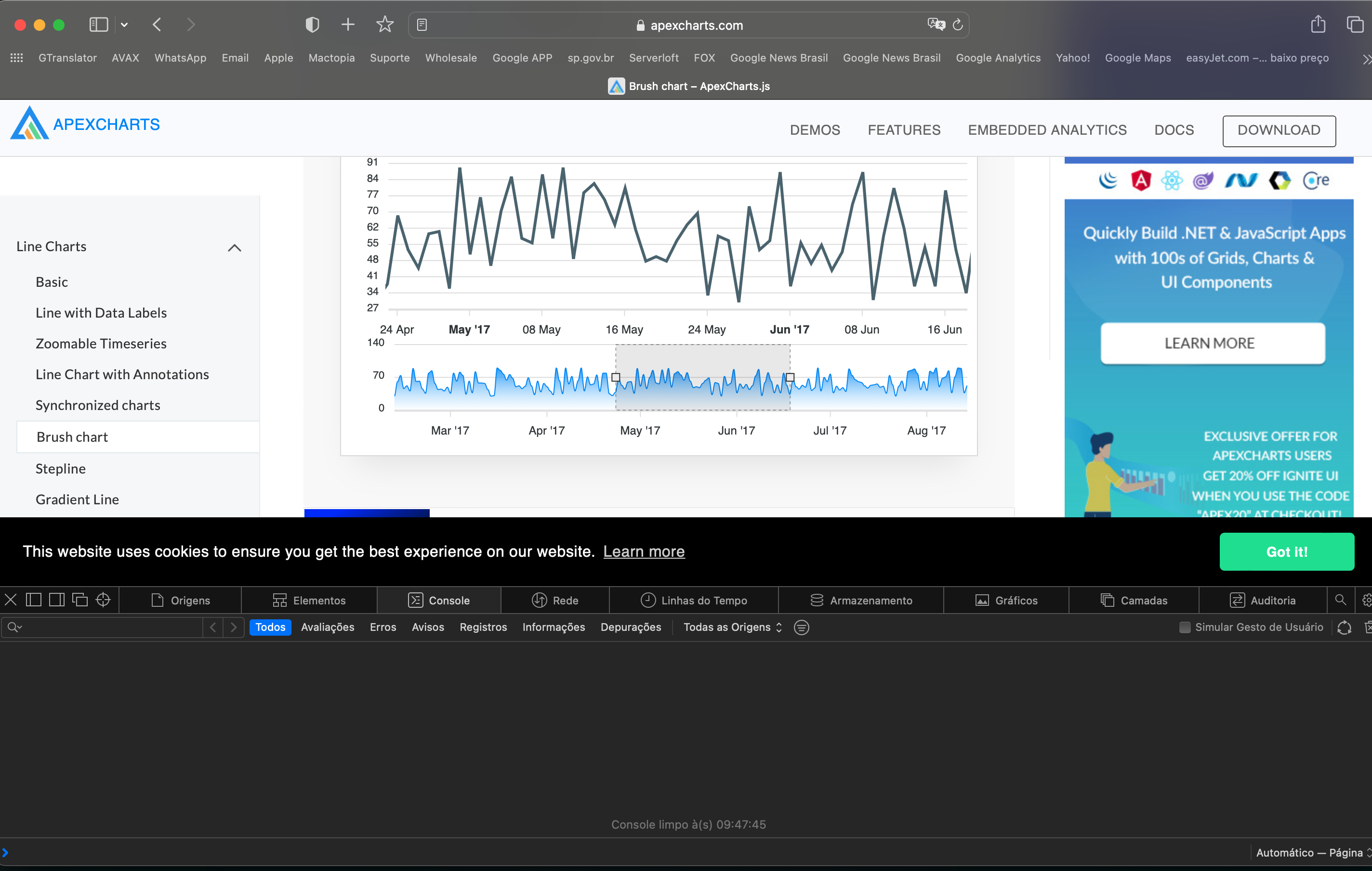 Brush Chart - preventDefault React · Issue #2132 · apexcharts/apexcharts.js · GitHub