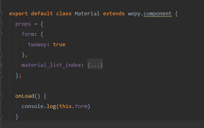 组件onload无法获取props值 若组件有computed操作props,会直接覆盖props · Issue #770 · Tencent/wepy · GitHub