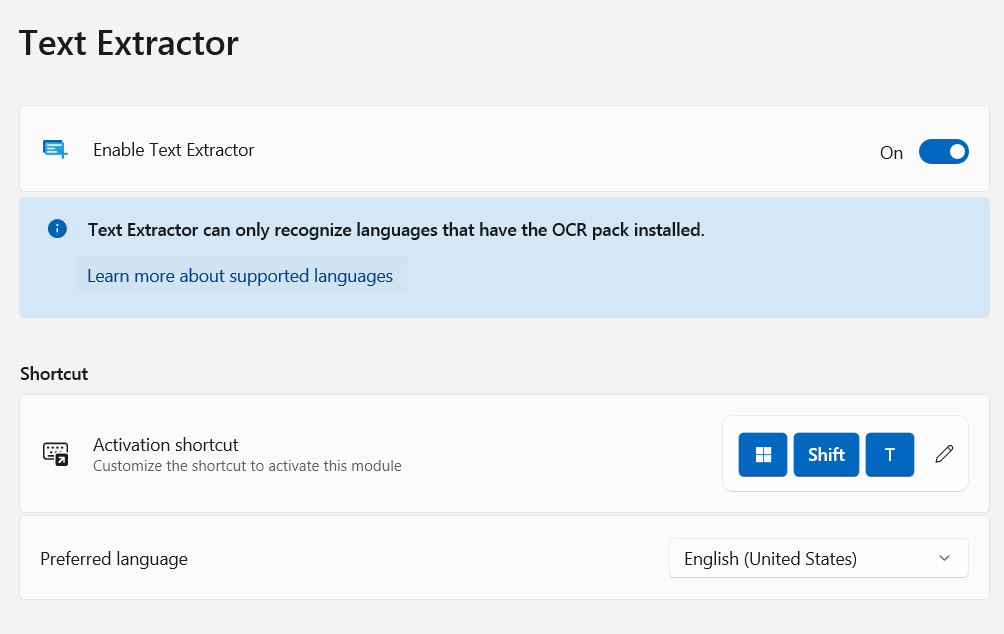 Power Toys: Text Extractor Shortcut Commund Not working · Issue #27893 ...