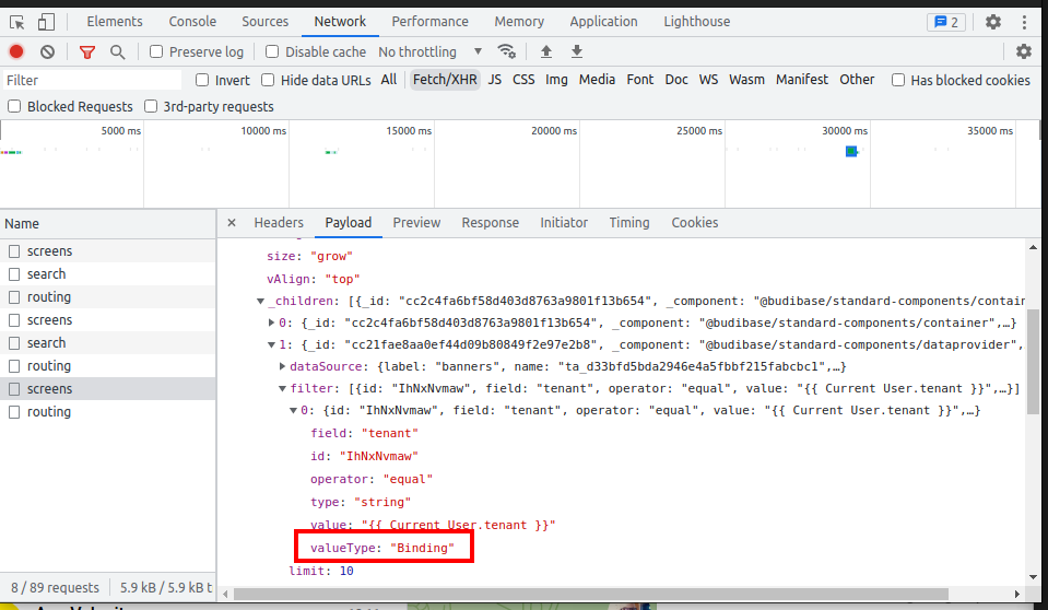 Data Provider: Filtering binding to custom Current User field not working · Budibase budibase ...