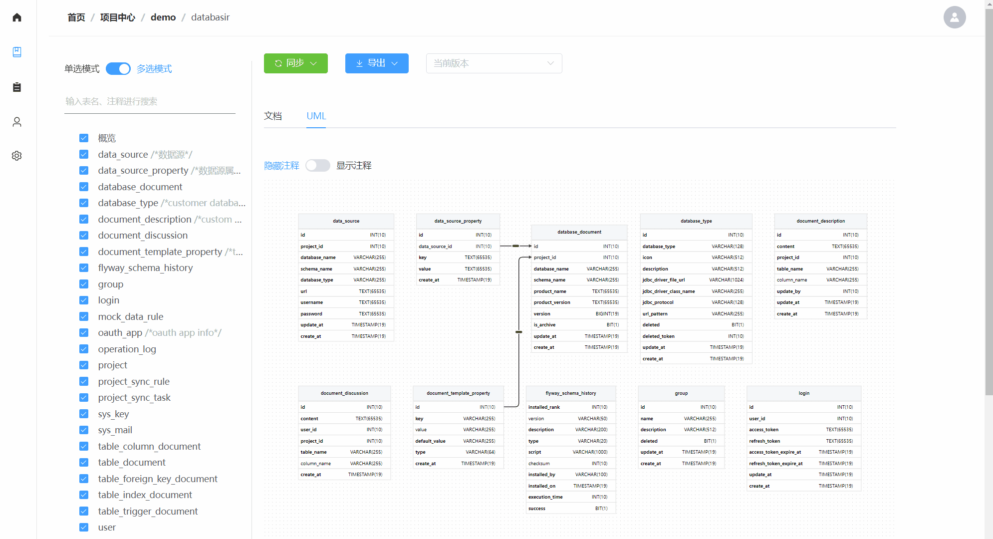 【开源自荐】Databasir 专注于数据库模型文档的管理平台 · Issue #2167 · 521xueweihan/HelloGitHub · GitHub