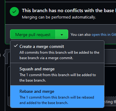 Don't require commit message for "Rebase and Merge" · Issue #5221 · microsoft/vscode-pull ...