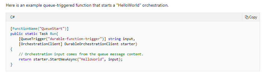 Queuetrigger And Durable Function Message Marked As Success Even Durable Function Is Hanging