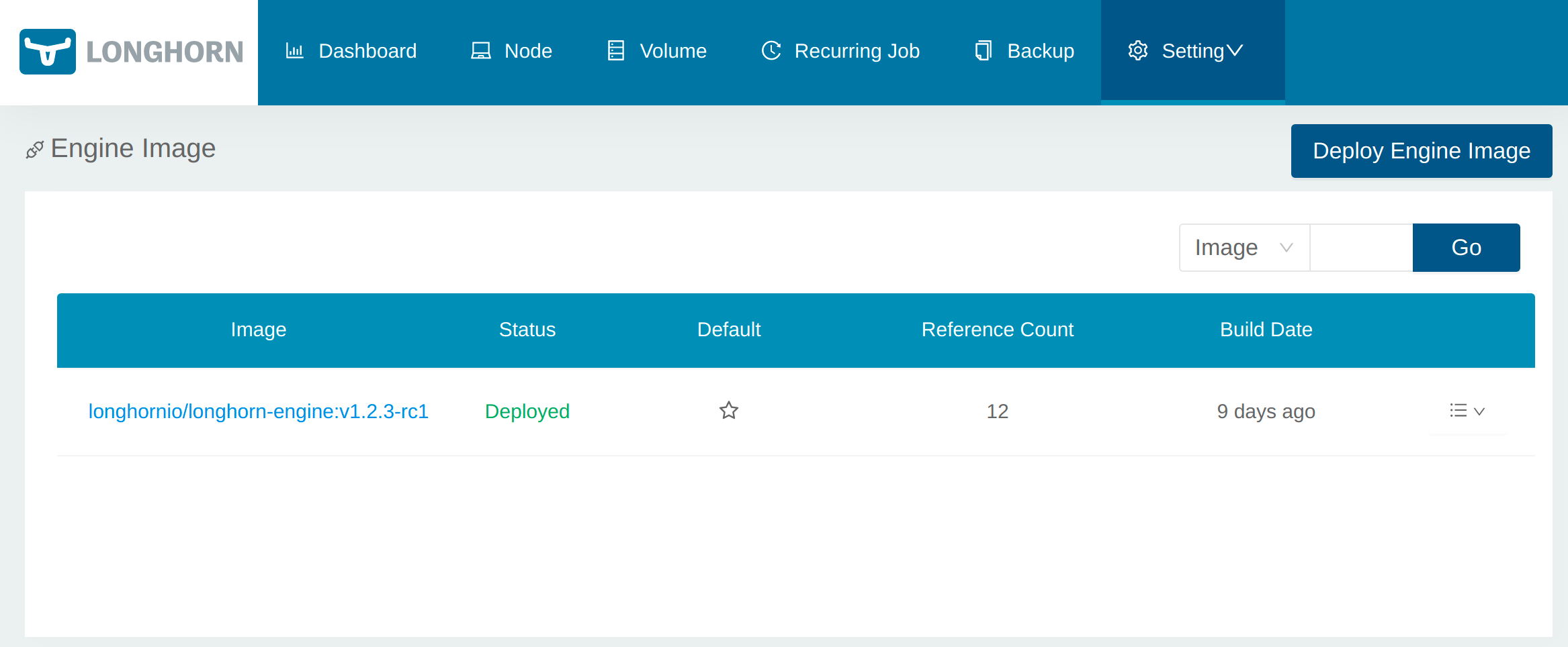 [IMPROVEMENT] Have UI support to identify non-default instance manager image of each volume in ...