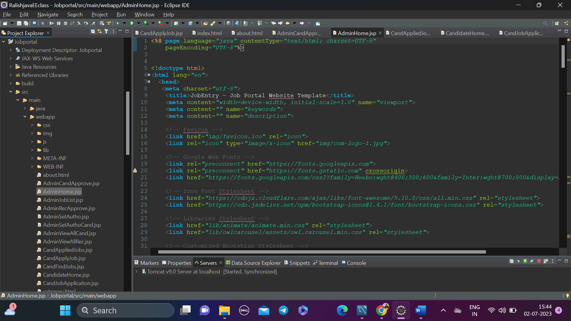 Github Ralasijobtimesjavafullstackproject Full Stack Web Based Job Portal That Connects