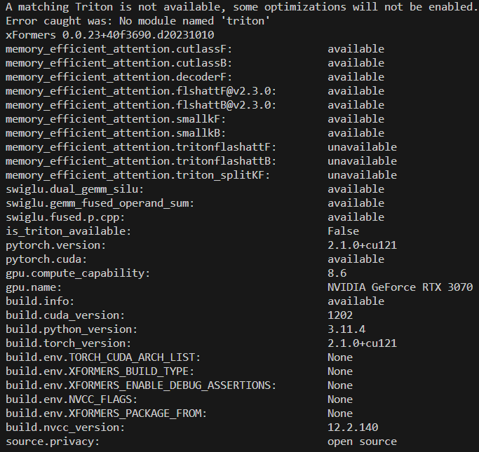 Do not skip building flash attention in windows · Issue #873 · facebookresearch/xformers · GitHub