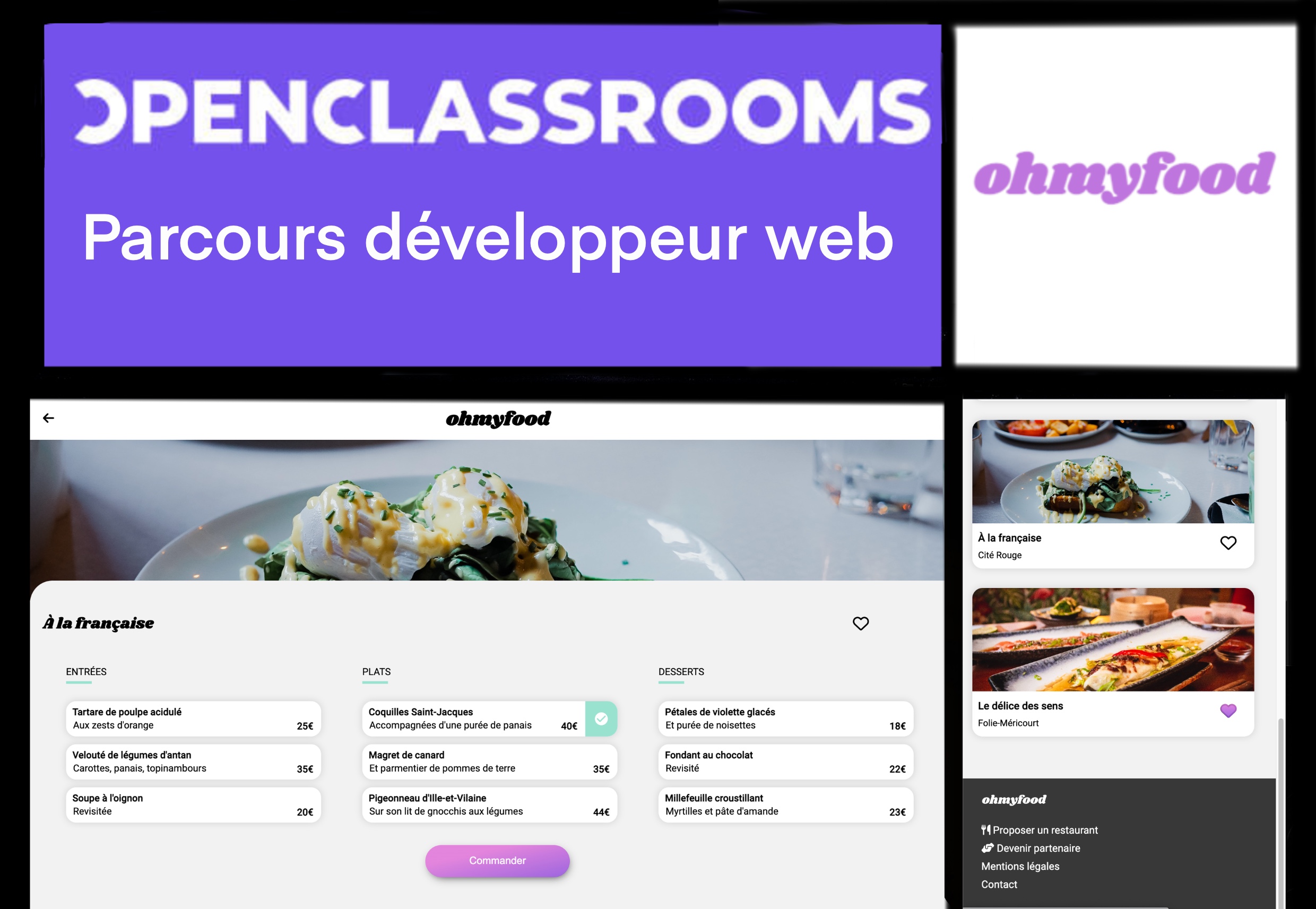 GitHub - steph-vld/OhMyFood: Second projet HTML5 et CSS3 avec animations