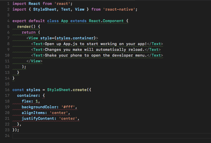 The Plugin Will Underline The Whole Object Function When There Is A