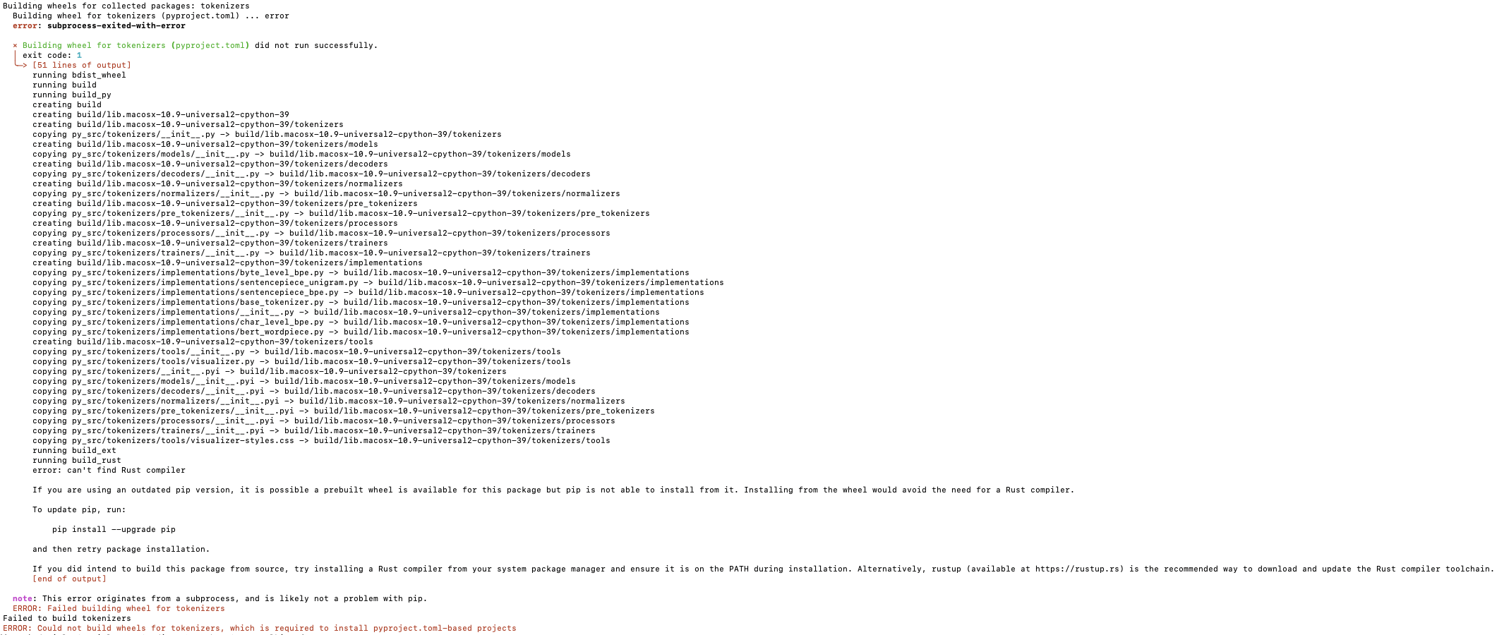 Mac OS installation issue (missing rust) · Issue #74 · octimot/StoryToolkitAI · GitHub