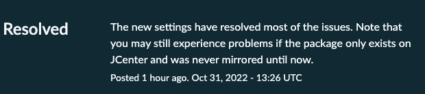 Android JCenter · Issue #1854 · bugsnag/bugsnag-js · GitHub