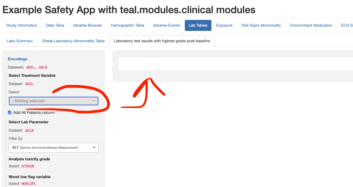 Missing validator statement when variable is not selected · Issue #431 · insightsengineering ...