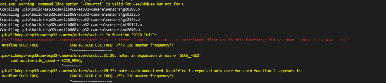 Compilation Problem · Issue 369 · Espressif Esp32 Camera · Github