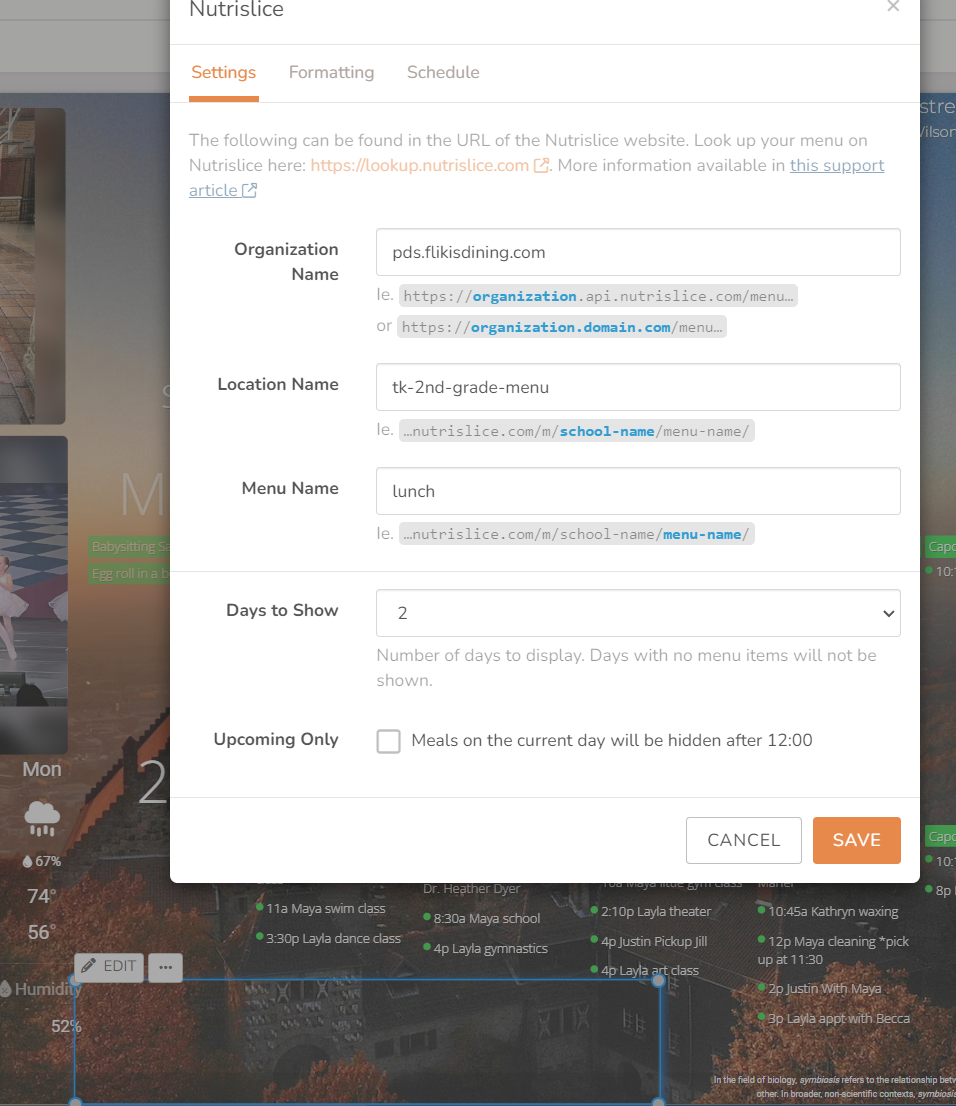 Nutrislice Menu Not Loading · Issue #1786 · dakboard/Cloud-Platform · GitHub