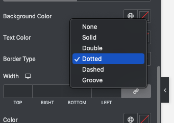 ⛔ 📚 🐞 Bug Report: Group Control Border Class does not Display "Default" option due to key being ...