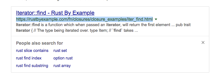 URLs from Google search results are redirect looping · Issue #1081 · rust-lang/rust-by-example ...