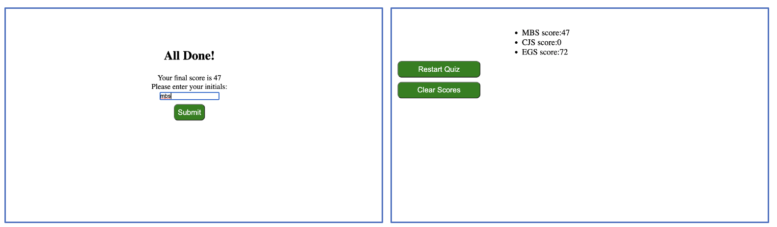 GitHub - meghansimmons/code-quiz