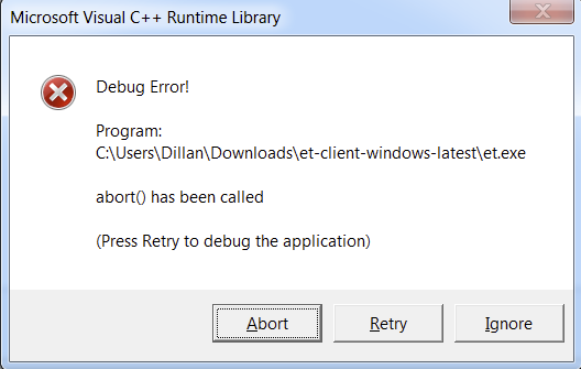 Windows client adding tunnelling causes abort error · Issue #513 ...
