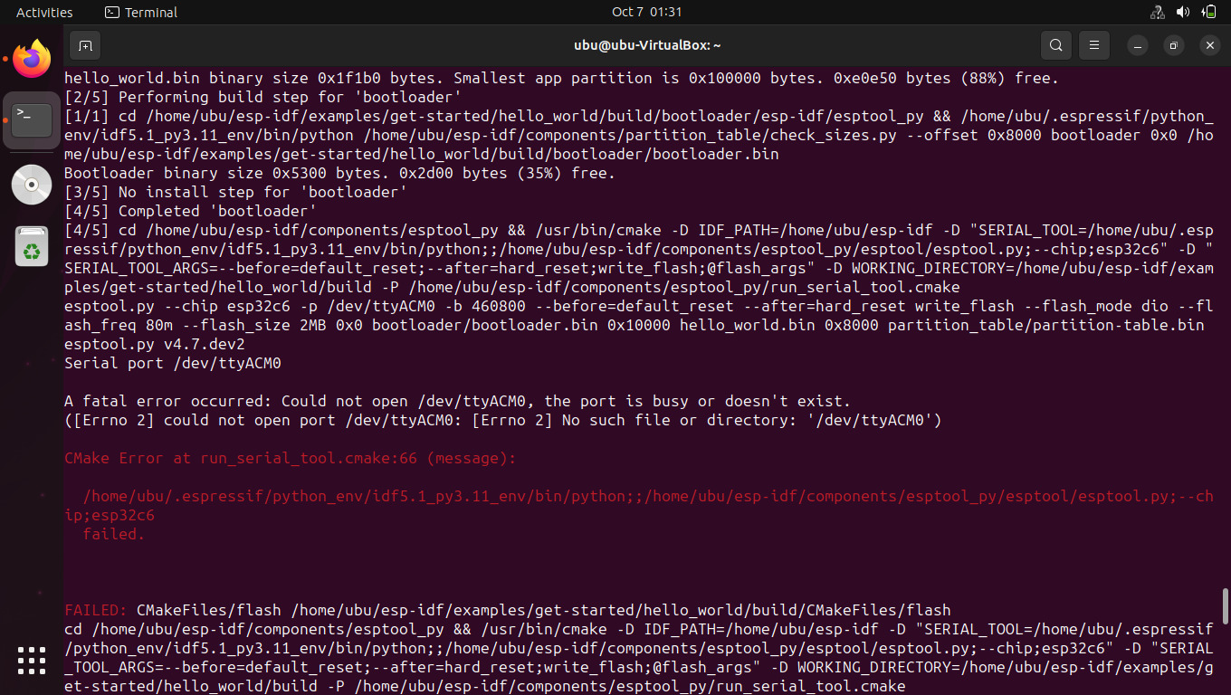 CMake Error at run_serial_tool.cmake:66 (message): (IDFGH-11196) · Issue #12363 · espressif/esp ...