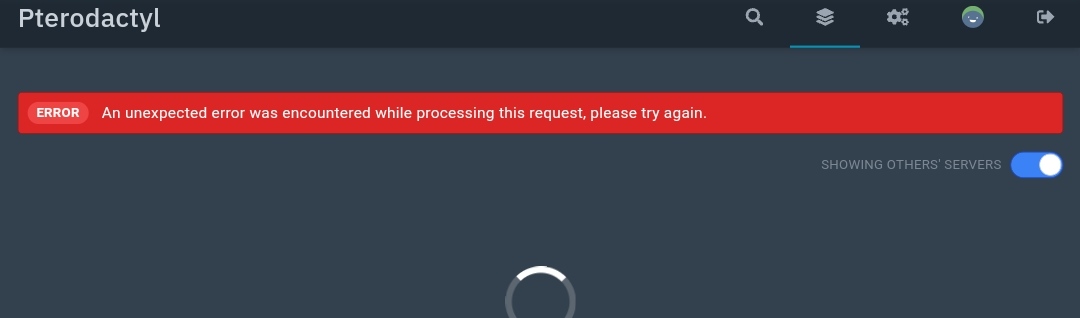 Unexpected Error · Issue 4867 · Pterodactylpanel · Github