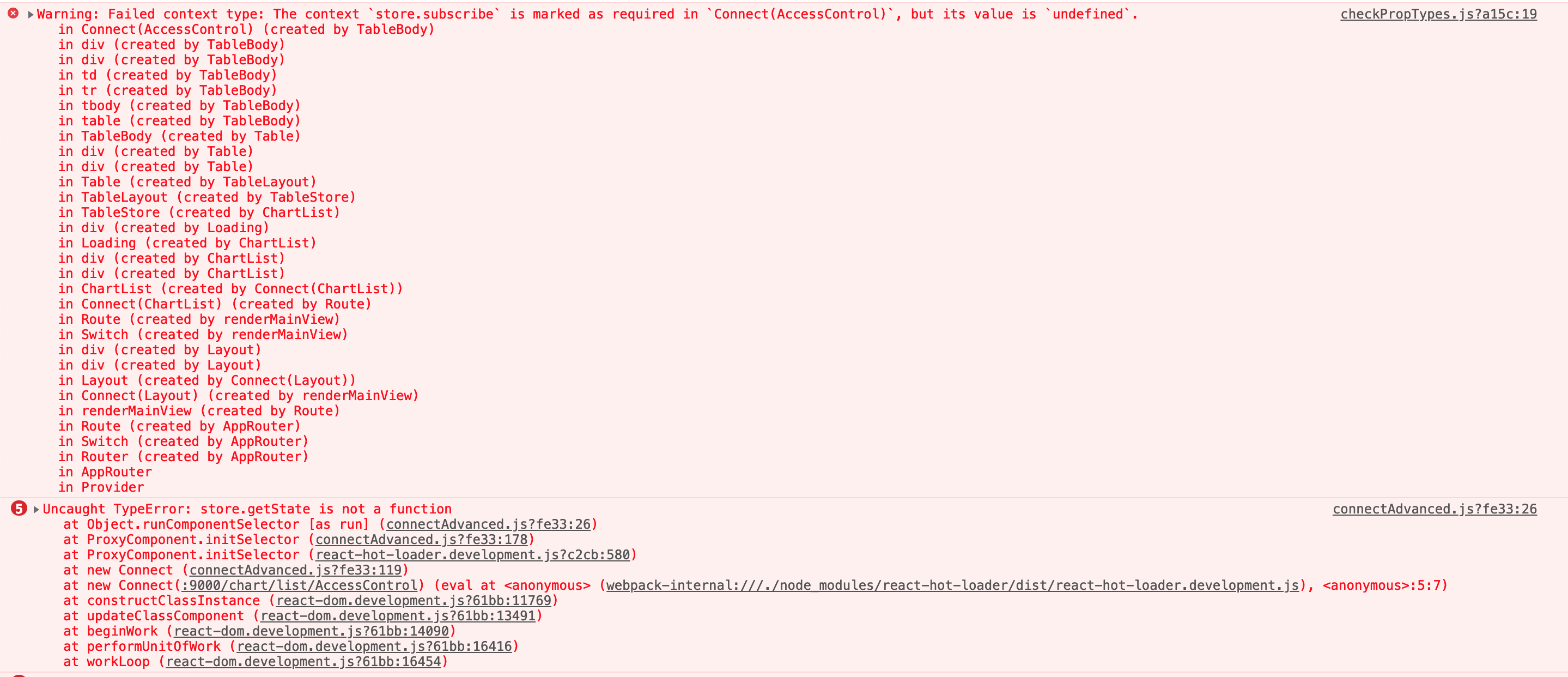 Bug Report It Will Crash When Table Column Is Rendering Redux Components · Issue 960