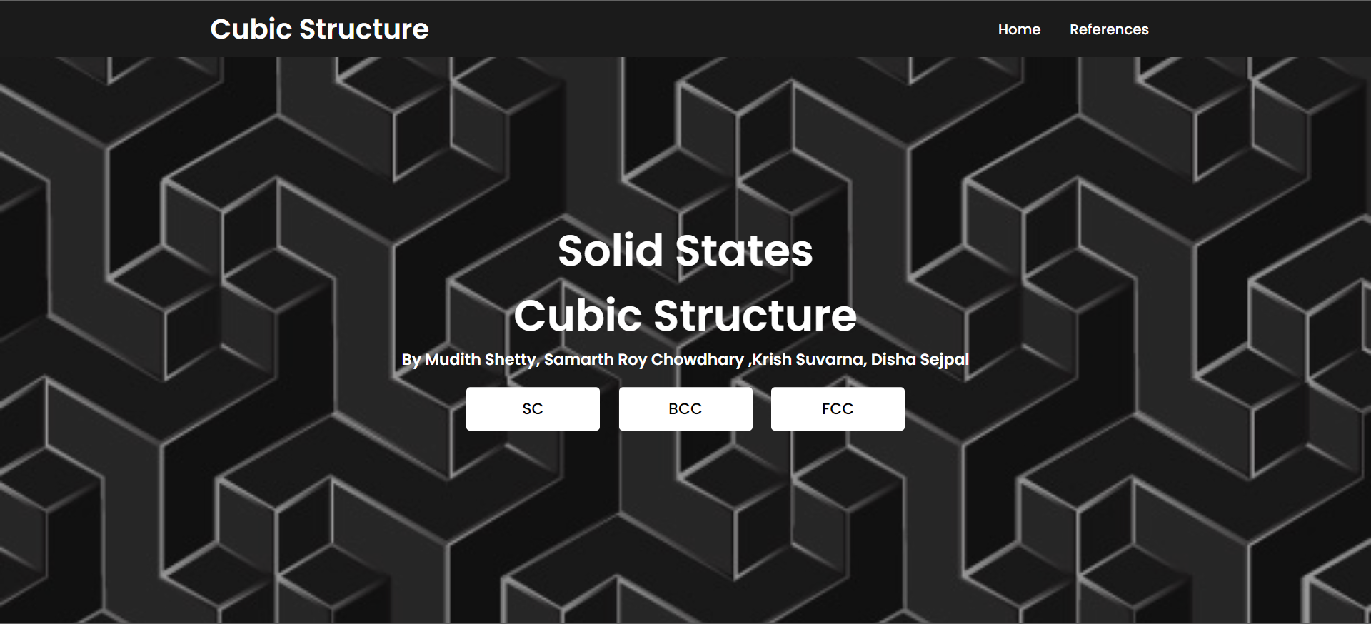 GitHub - MudithDShetty/Cubic_Crystal_Structures_Website: This website ...