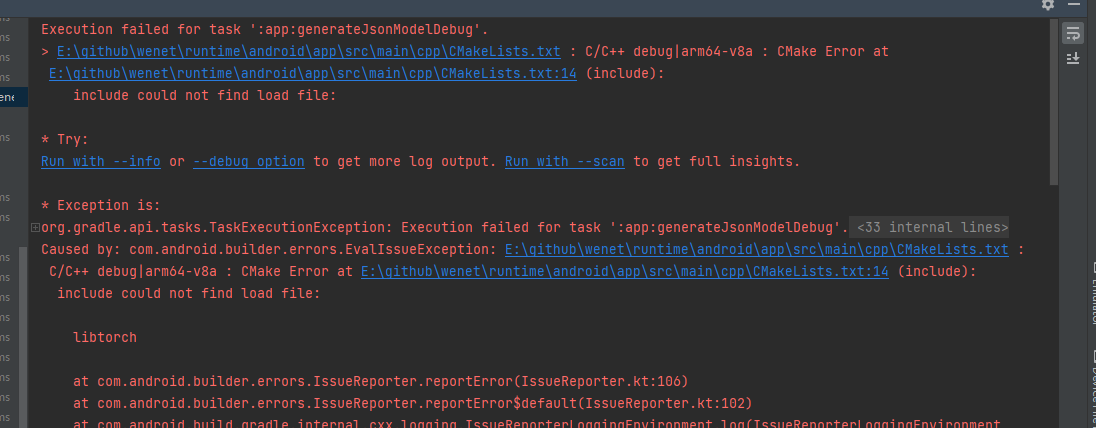 android studio build failed · Issue #1776 · wenet-e2e/wenet · GitHub