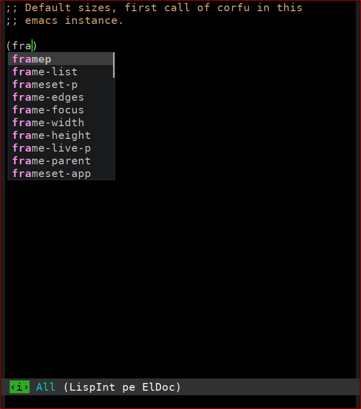 Track font changes in parent window · Issue #286 · minad/corfu · GitHub