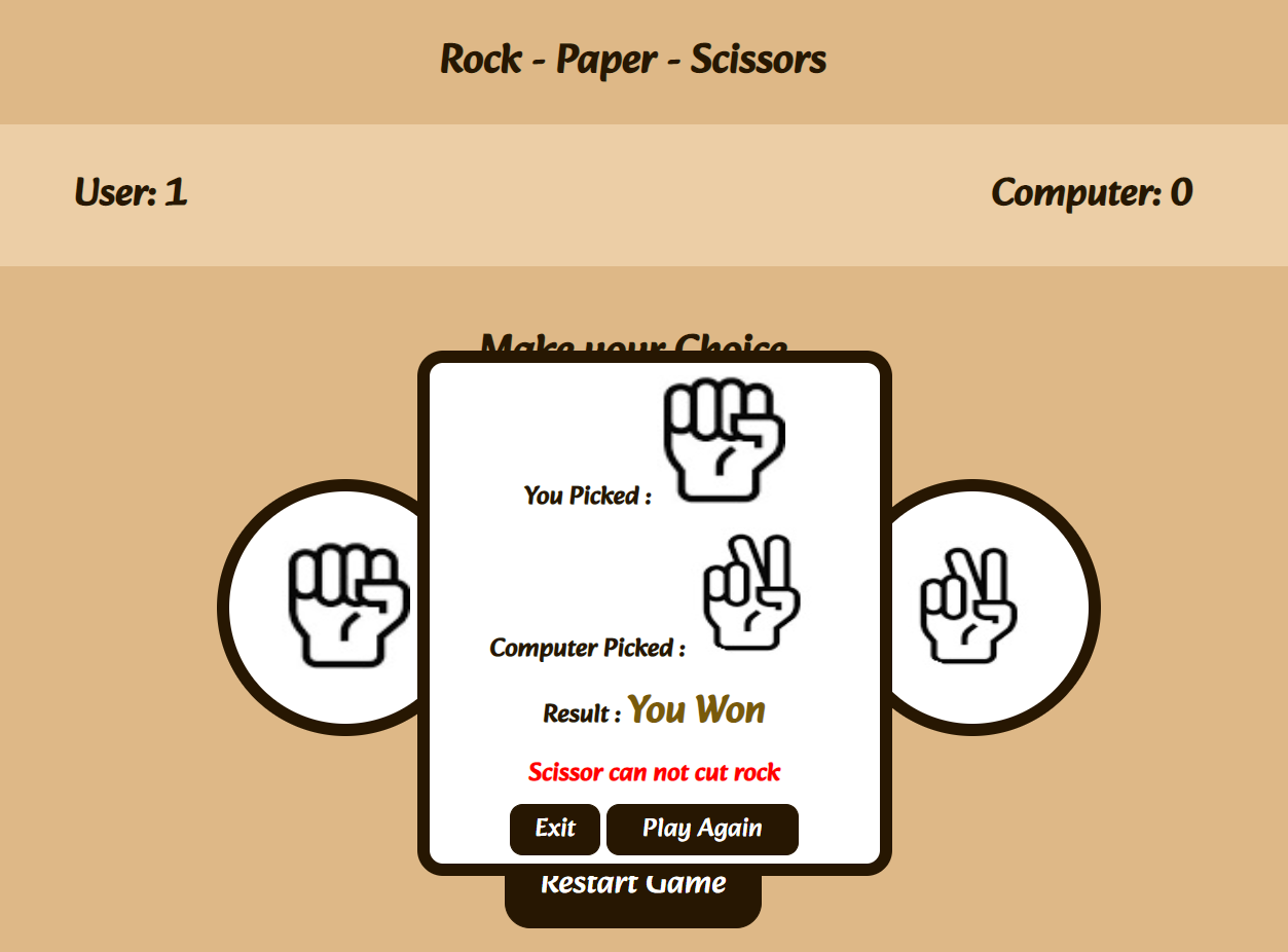 GitHub - aratidsa/Rock-Paper-Scissors-using-JavaScript