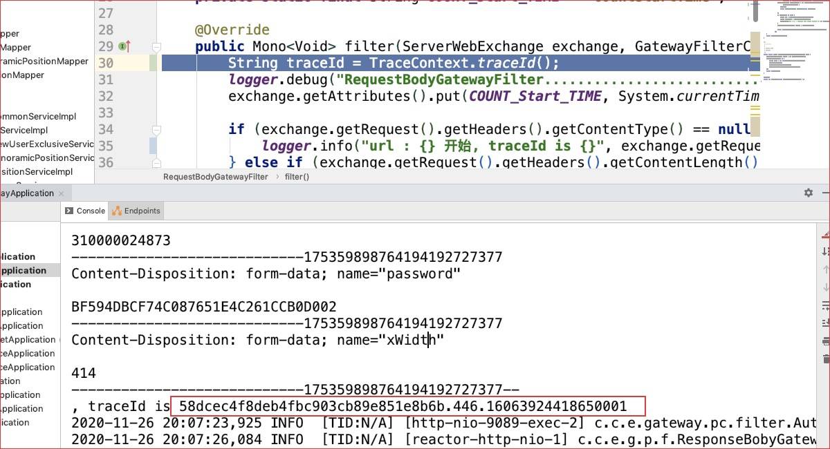 Spring cloud gateway project logback cannot print TraceID · Issue #5906 · apache/skywalking · GitHub