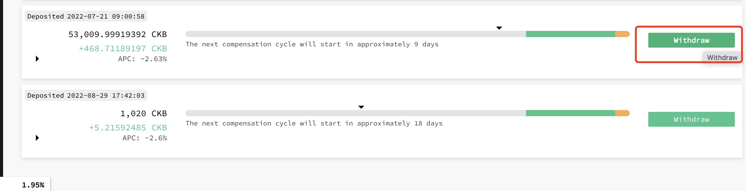 Nervos Dao **Keep Hanging** · Issue #2523 · nervosnetwork/neuron · GitHub