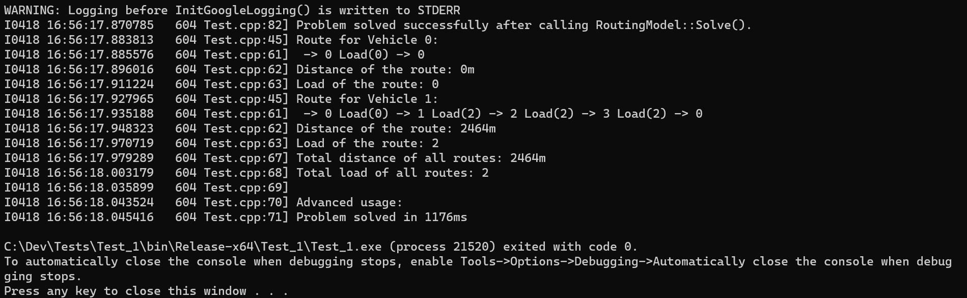 CVRP with loading and unloading different order types · google or-tools · Discussion #3749 · GitHub