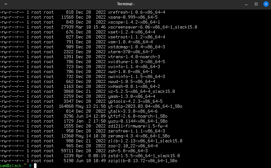 Detect number of pkgtool (Slackware) packages · Issue #486 · fastfetch-cli/fastfetch · GitHub