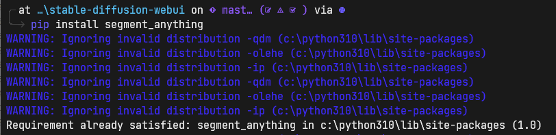 [Bug]: ModuleNotFoundError: No module named 'segment_anything' · Issue #1 · continue-revolution ...