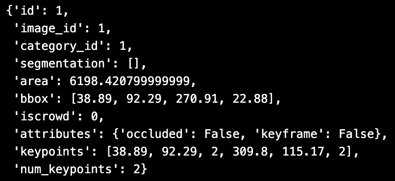 Keypoint Annotation Export Only Gives 1 Set Of Keypoints · Issue 7159
